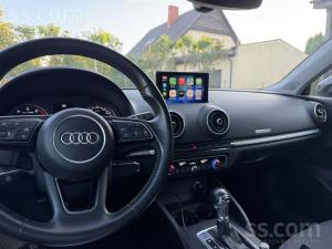 Black Audi A3 2018 in Riga, with an engine capacity of 1.50 L and mileage of 126 thousand km for 12990 €, photo 16 on AUTOMOTO.COM.LV