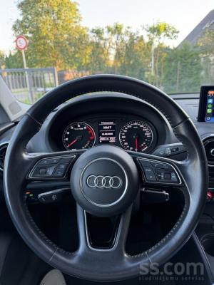 Black Audi A3 2018 in Riga, with an engine capacity of 1.50 L and mileage of 126 thousand km for 12990 €, photo 17 on AUTOMOTO.COM.LV