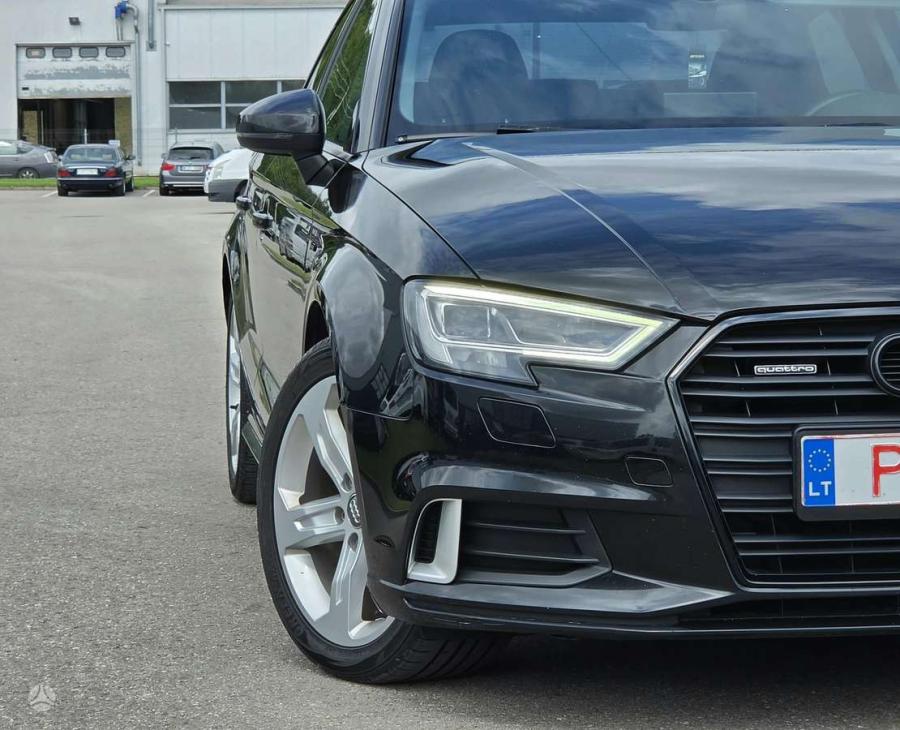 Melns Audi A3 2018 Jonava, ar dzinēja tilpumu 2.00 L un nobraukumu 207 tūkst. km par 14650 €, foto 13 vietnē AUTOMOTO.COM.LV
