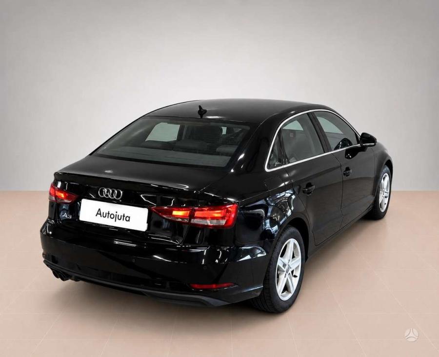 Black Audi A3 2018 in Kaunas, with an engine capacity of 1.50 L and mileage of 103 thousand km for 15400 €, photo 5 on AUTOMOTO.COM.LV