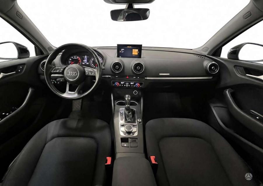Black Audi A3 2018 in Kaunas, with an engine capacity of 1.50 L and mileage of 103 thousand km for 15400 €, photo 6 on AUTOMOTO.COM.LV