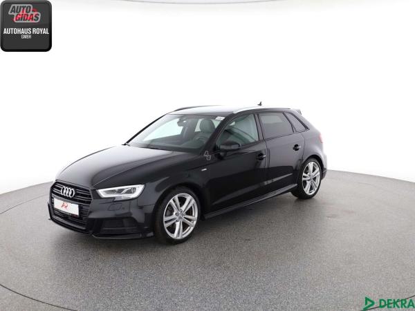 Black Audi A3 2019 in Kaunas, with an engine capacity of 1.60 L and mileage of 67 thousand km for 22070 €, photo 1 on AUTOMOTO.COM.LV
