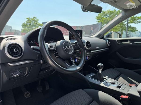 Black Audi A3 2019 in Kaunas, with an engine capacity of 1.50 L and mileage of 53 thousand km for 21669 €, photo 9 on AUTOMOTO.COM.LV