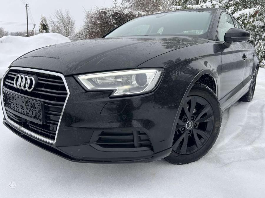 Melns Audi A3 2019 Kauņa, ar dzinēja tilpumu 1.60 L un nobraukumu 123 tūkst. km par 8950 €, foto 1 vietnē AUTOMOTO.COM.LV