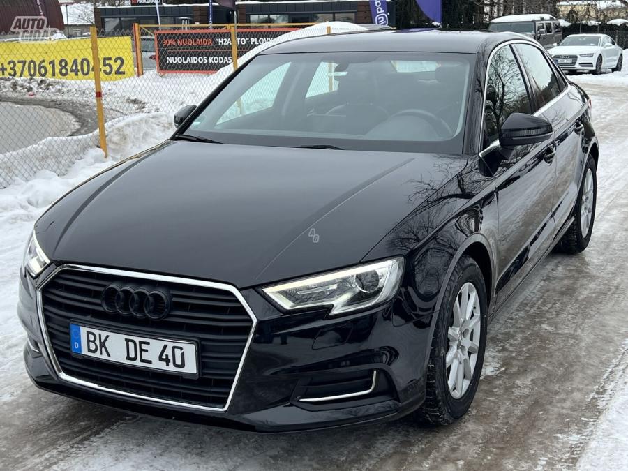 Melns Audi A3 2019 Viļņa, ar dzinēja tilpumu 1.00 L un nobraukumu 85 tūkst. km par 15000 €, foto 1 vietnē AUTOMOTO.COM.LV