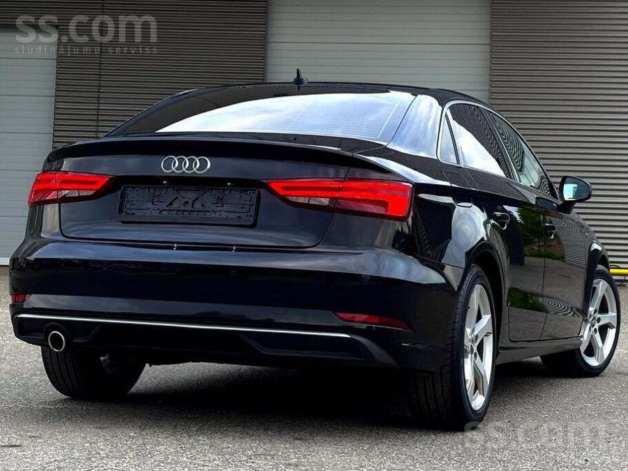 Black Audi A3 2019 in Riga, with an engine capacity of 1.60 L and mileage of 229 thousand km for 13950 €, photo 6 on AUTOMOTO.COM.LV