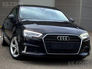 Black Audi A3 2019 in Riga, with an engine capacity of 1.60 L and mileage of 229 thousand km for 13950 €, photo 7 on AUTOMOTO.COM.LV