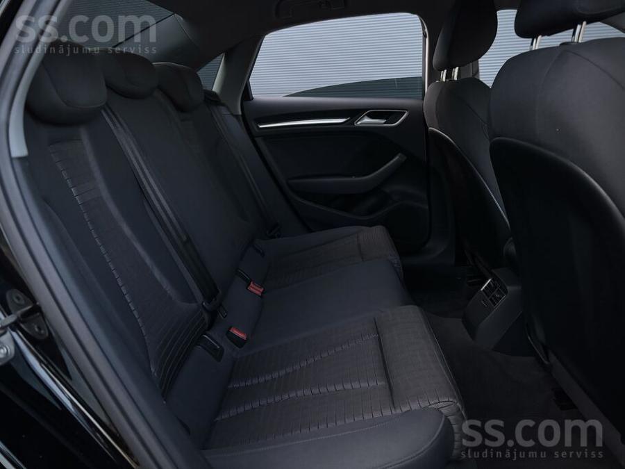 Black Audi A3 2019 in Riga, with an engine capacity of 1.60 L and mileage of 229 thousand km for 13950 €, photo 10 on AUTOMOTO.COM.LV