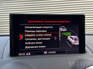 Black Audi A3 2019 in Riga, with an engine capacity of 1.60 L and mileage of 229 thousand km for 13950 €, photo 16 on AUTOMOTO.COM.LV