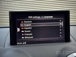 Black Audi A3 2019 in Riga, with an engine capacity of 1.60 L and mileage of 229 thousand km for 13950 €, photo 23 on AUTOMOTO.COM.LV