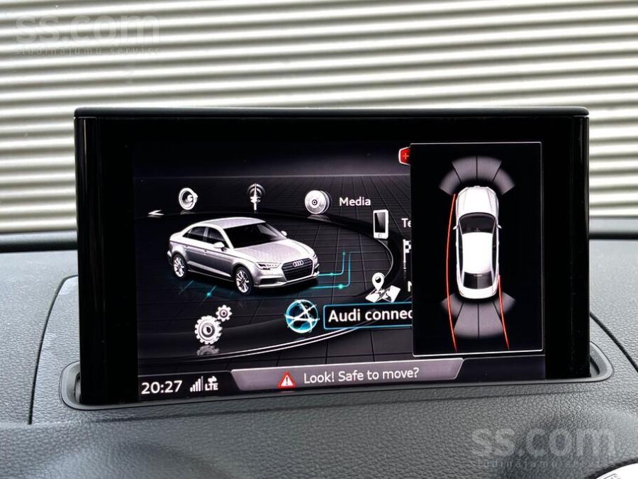 Black Audi A3 2019 in Riga, with an engine capacity of 1.60 L and mileage of 229 thousand km for 13950 €, photo 24 on AUTOMOTO.COM.LV