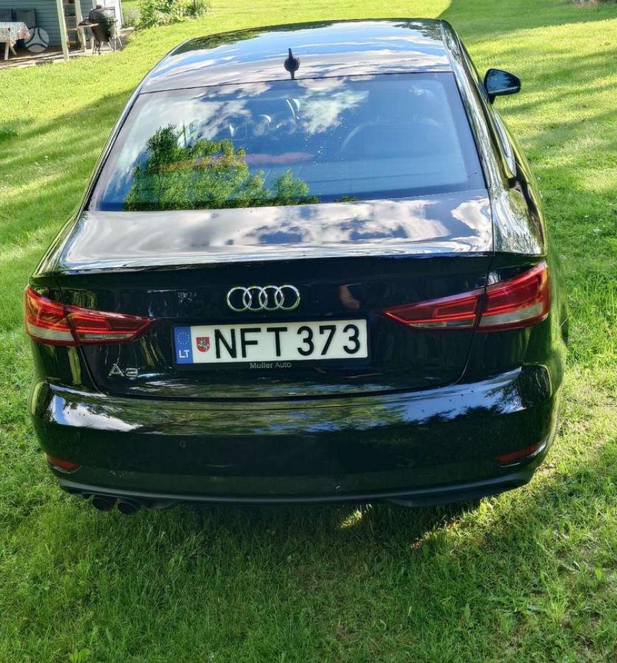 Black Audi A3 2019 in Vilnius, with an engine capacity of 1.50 L and mileage of 150 thousand km for 13999 €, photo 5 on AUTOMOTO.COM.LV