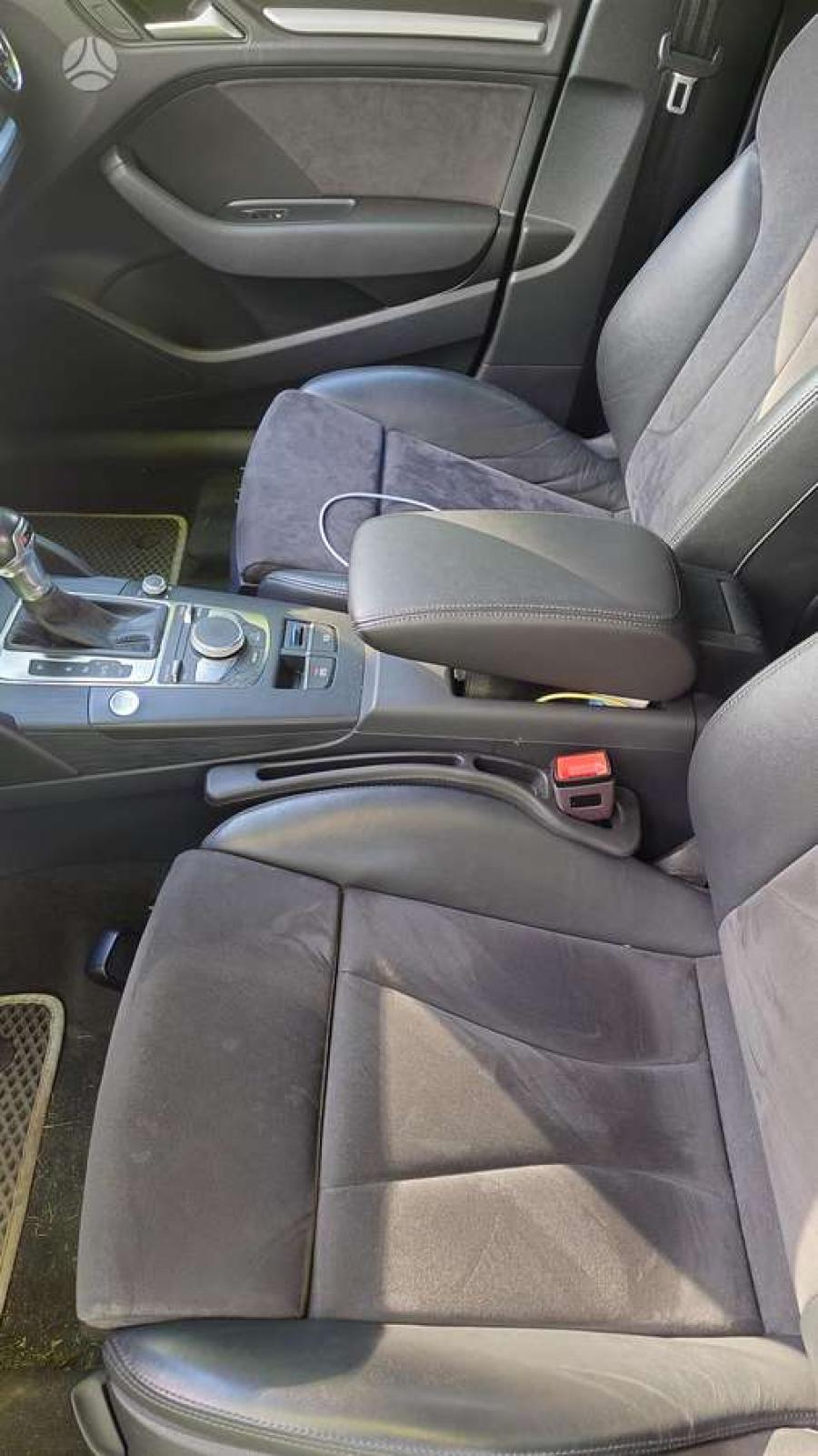 Black Audi A3 2019 in Vilnius, with an engine capacity of 1.50 L and mileage of 150 thousand km for 13999 €, photo 6 on AUTOMOTO.COM.LV