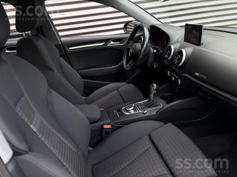 Black Audi A3 2019 in Riga, with an engine capacity of 1.60 L and mileage of 229 thousand km for 13500 €, photo 8 on AUTOMOTO.COM.LV