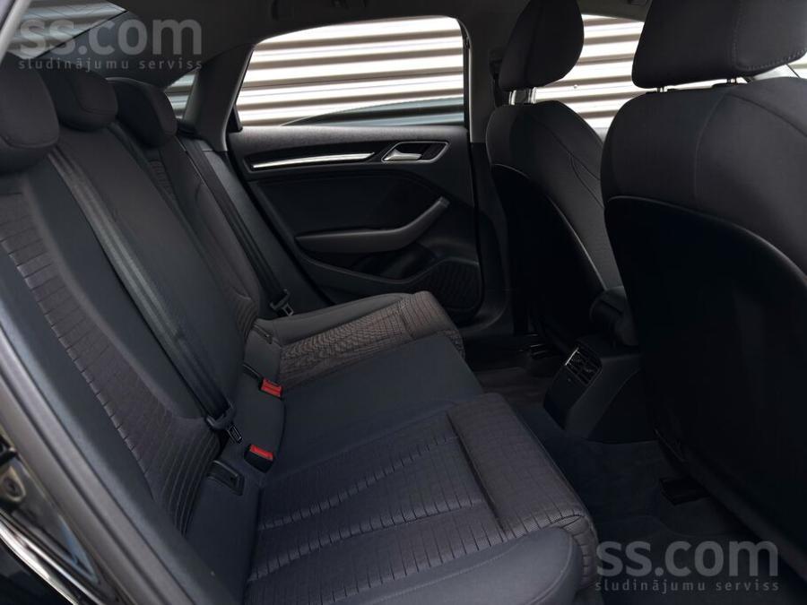 Black Audi A3 2019 in Riga, with an engine capacity of 1.60 L and mileage of 229 thousand km for 13500 €, photo 9 on AUTOMOTO.COM.LV