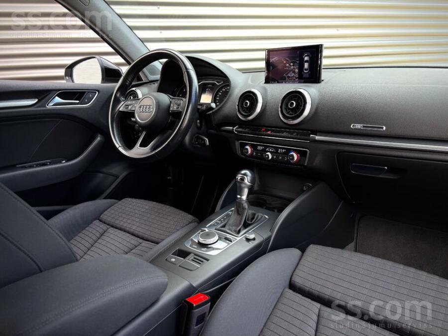 Black Audi A3 2019 in Riga, with an engine capacity of 1.60 L and mileage of 229 thousand km for 13500 €, photo 11 on AUTOMOTO.COM.LV