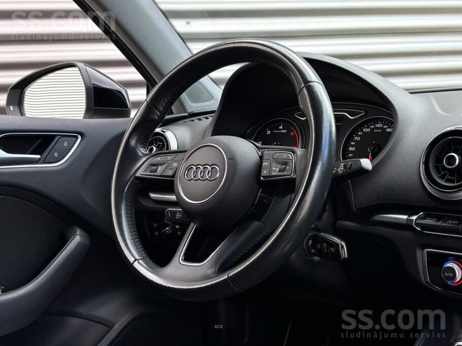 Black Audi A3 2019 in Riga, with an engine capacity of 1.60 L and mileage of 229 thousand km for 13500 €, photo 12 on AUTOMOTO.COM.LV