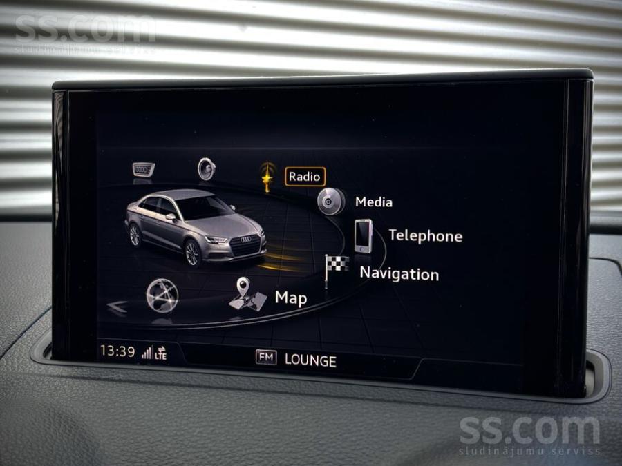 Black Audi A3 2019 in Riga, with an engine capacity of 1.60 L and mileage of 229 thousand km for 13500 €, photo 15 on AUTOMOTO.COM.LV