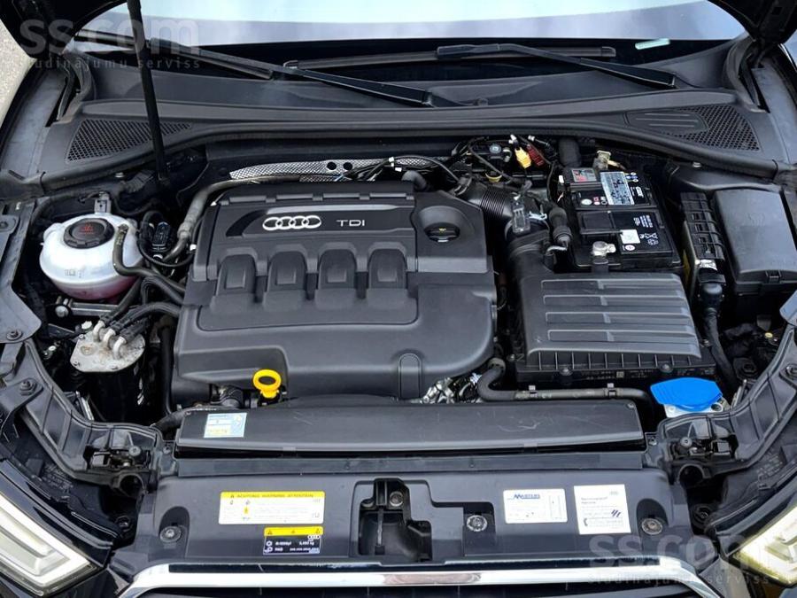 Black Audi A3 2019 in Riga, with an engine capacity of 1.60 L and mileage of 229 thousand km for 13500 €, photo 24 on AUTOMOTO.COM.LV