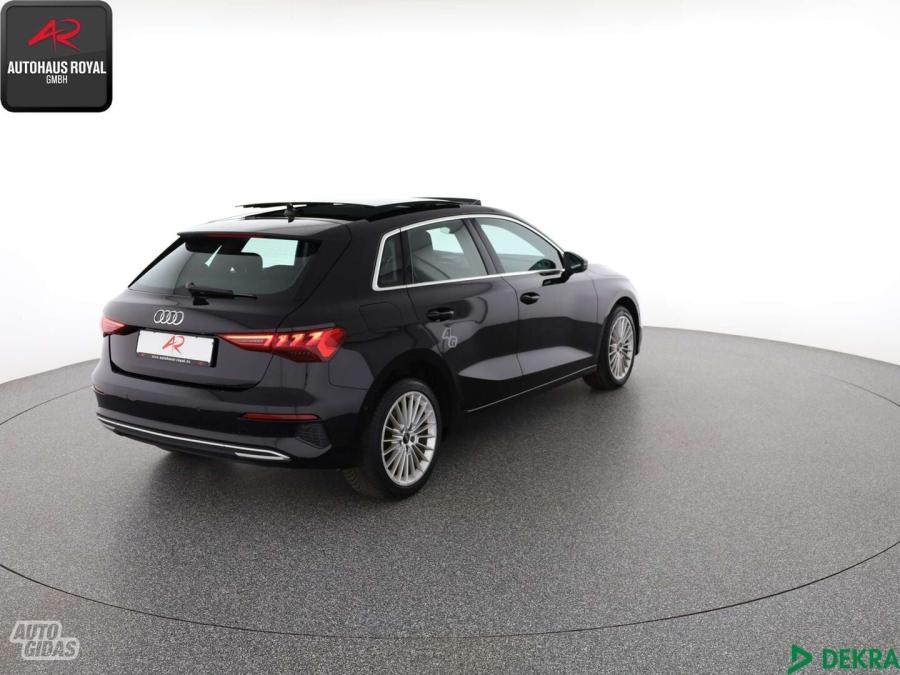 Black Audi A3 2021 in Kaunas, with an engine capacity of 1.40 L and mileage of 45 thousand km for 25943 €, photo 5 on AUTOMOTO.COM.LV