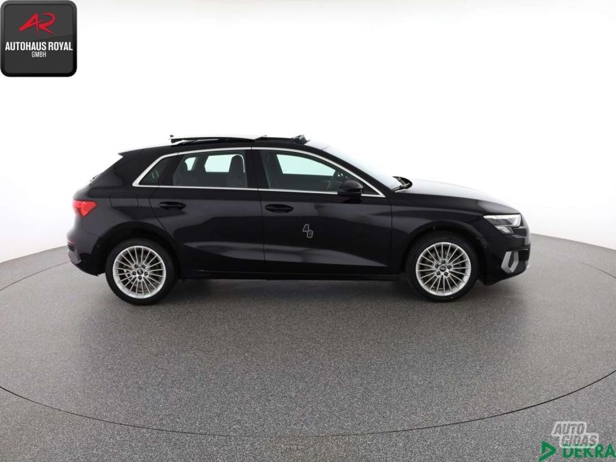 Black Audi A3 2021 in Kaunas, with an engine capacity of 1.40 L and mileage of 45 thousand km for 25943 €, photo 6 on AUTOMOTO.COM.LV
