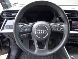 Black Audi A3 2021 in Kaunas, with an engine capacity of 2.00 L and mileage of 57 thousand km for 25784 €, photo 7 on AUTOMOTO.COM.LV