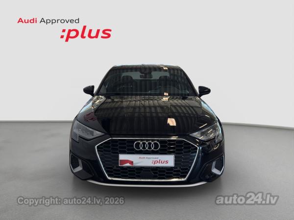 Black Audi A3 2021 in Tallinn, with an engine capacity of 2.00 L and mileage of 52 thousand km for 19900 €, photo 3 on AUTOMOTO.COM.LV