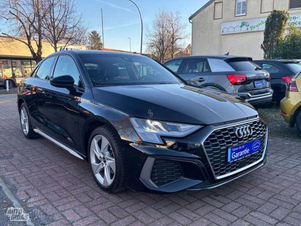 Black Audi A3 2022 in Kaunas, with an engine capacity of 1.50 L and mileage of 49 thousand km for 26108 €, photo 4 on AUTOMOTO.COM.LV