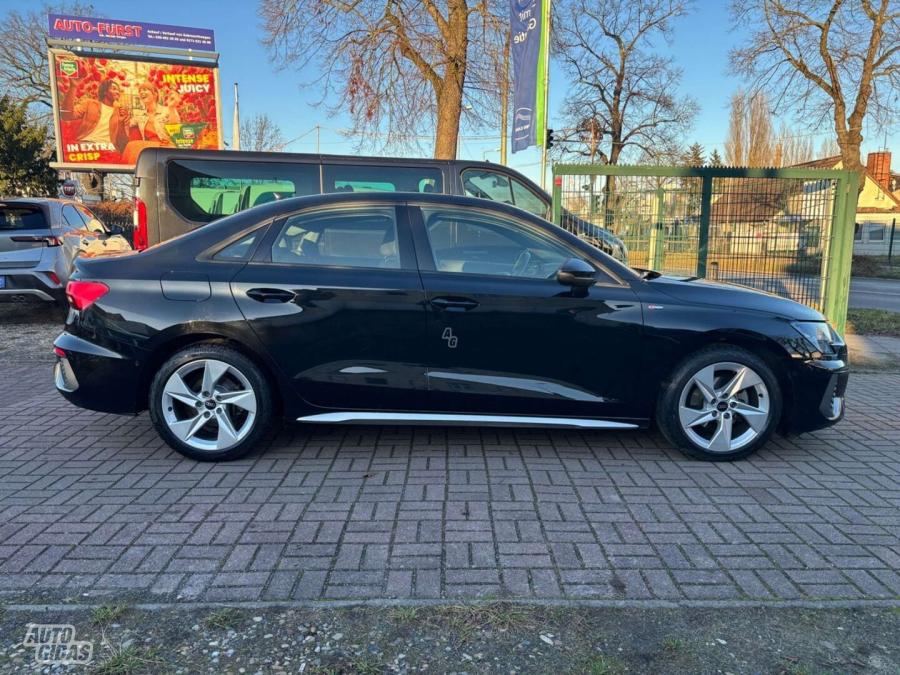 Black Audi A3 2022 in Kaunas, with an engine capacity of 1.50 L and mileage of 49 thousand km for 26108 €, photo 5 on AUTOMOTO.COM.LV