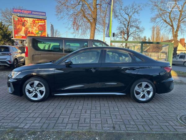 Black Audi A3 2022 in Kaunas, with an engine capacity of 1.50 L and mileage of 49 thousand km for 26108 €, photo 6 on AUTOMOTO.COM.LV
