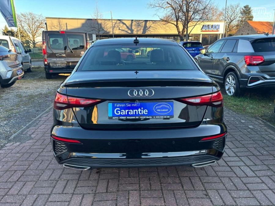 Black Audi A3 2022 in Kaunas, with an engine capacity of 1.50 L and mileage of 49 thousand km for 26108 €, photo 11 on AUTOMOTO.COM.LV