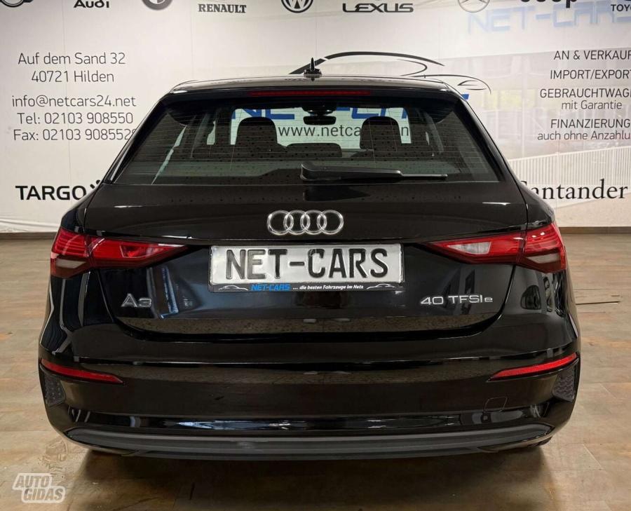 Black Audi A3 2022 in Kaunas, with an engine capacity of 1.40 L and mileage of 35 thousand km for 23583 €, photo 4 on AUTOMOTO.COM.LV
