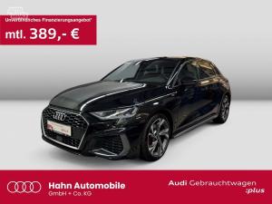 Black Audi A3 2022 in Kaunas, with an engine capacity of 2.00 L and mileage of 43 thousand km for 33092 €, photo  on AUTOMOTO.COM.LV