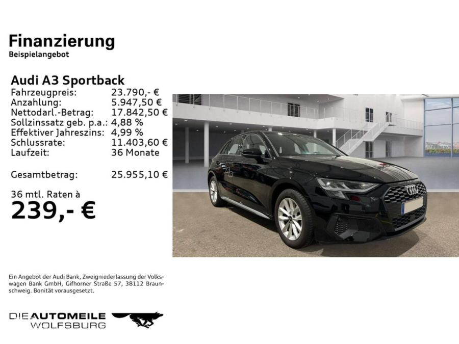 Melns Audi A3 2022 Kauņa, ar dzinēja tilpumu 1.50 L un nobraukumu 28 tūkst. km par 26401 €, foto 2 vietnē AUTOMOTO.COM.LV