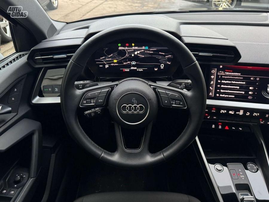 Black Audi A3 2022 in Kaunas, with an engine capacity of 1.00 L and mileage of 50 thousand km for 26925 €, photo 11 on AUTOMOTO.COM.LV