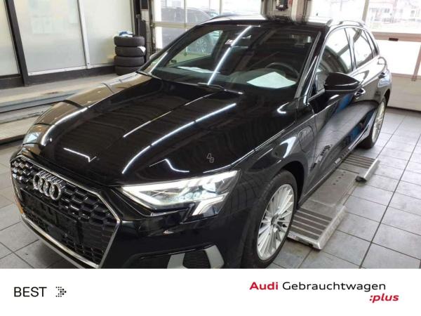 Black Audi A3 2022 in Kaunas, with an engine capacity of 1.40 L and mileage of 58 thousand km for 26398 €, photo 1 on AUTOMOTO.COM.LV