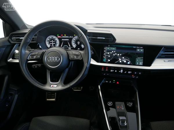 Melns Audi A3 2022 Kauņa, ar dzinēja tilpumu 1.40 L un nobraukumu 50 tūkst. km par 28705 €, foto 10 vietnē AUTOMOTO.COM.LV