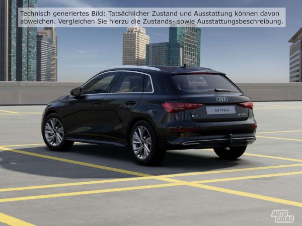 Black Audi A3 2022 in Kaunas, with an engine capacity of 1.40 L and mileage of 45 thousand km for 26778 €, photo 4 on AUTOMOTO.COM.LV