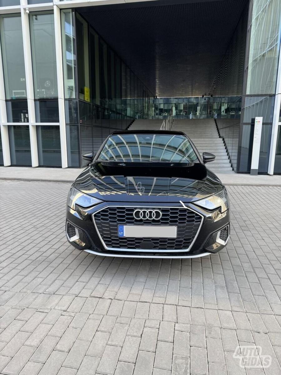 Black Audi A3 2022 in Vilnius, with an engine capacity of 2.00 L and mileage of 126 thousand km for 17900 €, photo 4 on AUTOMOTO.COM.LV