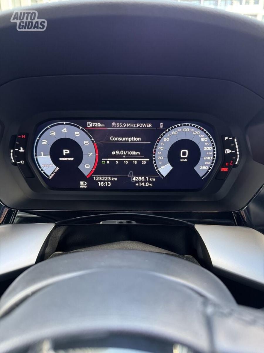Black Audi A3 2022 in Vilnius, with an engine capacity of 2.00 L and mileage of 126 thousand km for 17900 €, photo 8 on AUTOMOTO.COM.LV