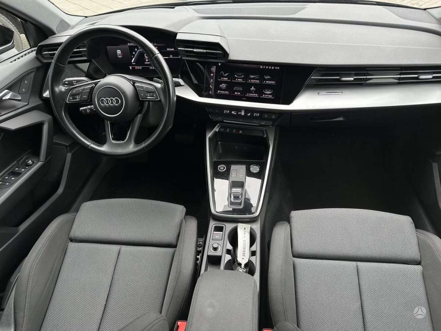 Black Audi A3 2022 in Kaunas, with an engine capacity of 1.00 L and mileage of 180 thousand km for 17900 €, photo 11 on AUTOMOTO.COM.LV