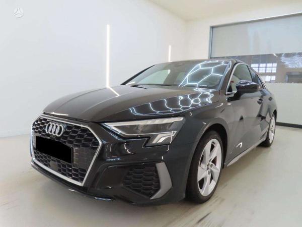 Black Audi A3 2022 in Vilnius, with an engine capacity of 1.50 L and mileage of 73 thousand km for 25050 €, photo 1 on AUTOMOTO.COM.LV