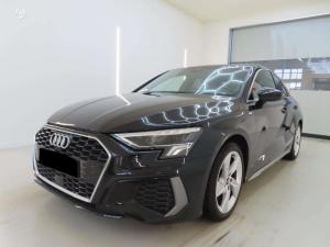Black Audi A3 2022 in Vilnius, with an engine capacity of 1.50 L and mileage of 73 thousand km for 25050 €, photo  on AUTOMOTO.COM.LV
