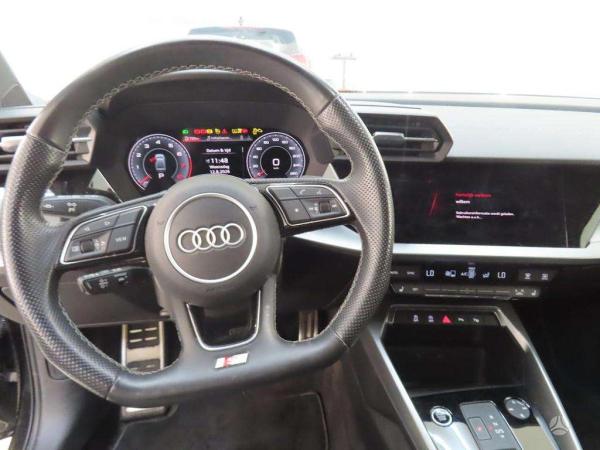 Black Audi A3 2022 in Vilnius, with an engine capacity of 1.50 L and mileage of 73 thousand km for 25050 €, photo 7 on AUTOMOTO.COM.LV