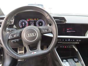 Black Audi A3 2022 in Vilnius, with an engine capacity of 1.50 L and mileage of 73 thousand km for 25050 €, photo 7 on AUTOMOTO.COM.LV
