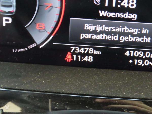 Black Audi A3 2022 in Vilnius, with an engine capacity of 1.50 L and mileage of 73 thousand km for 25050 €, photo 8 on AUTOMOTO.COM.LV