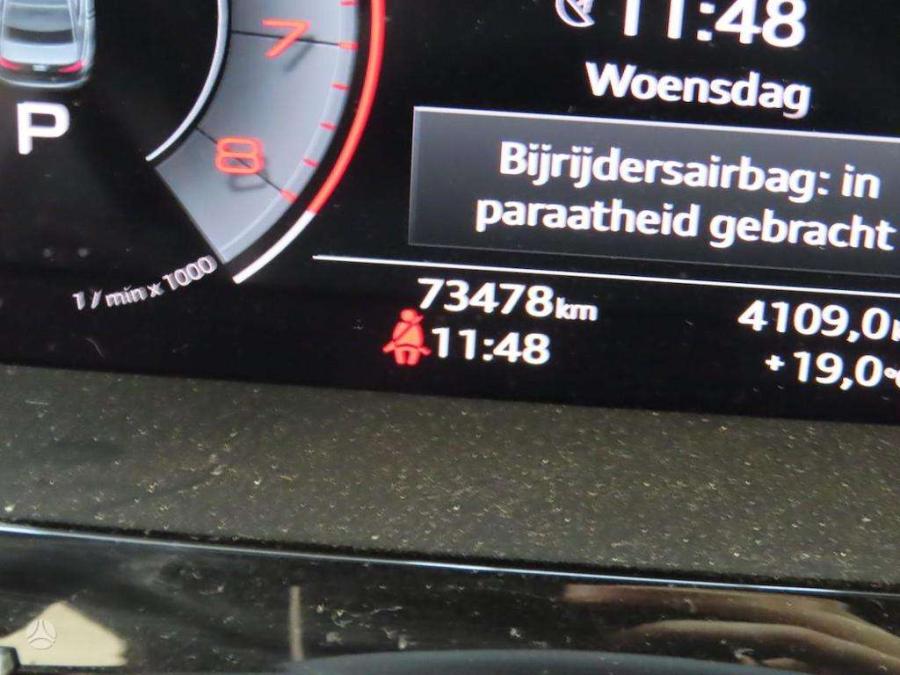 Black Audi A3 2022 in Vilnius, with an engine capacity of 1.50 L and mileage of 73 thousand km for 25050 €, photo 8 on AUTOMOTO.COM.LV