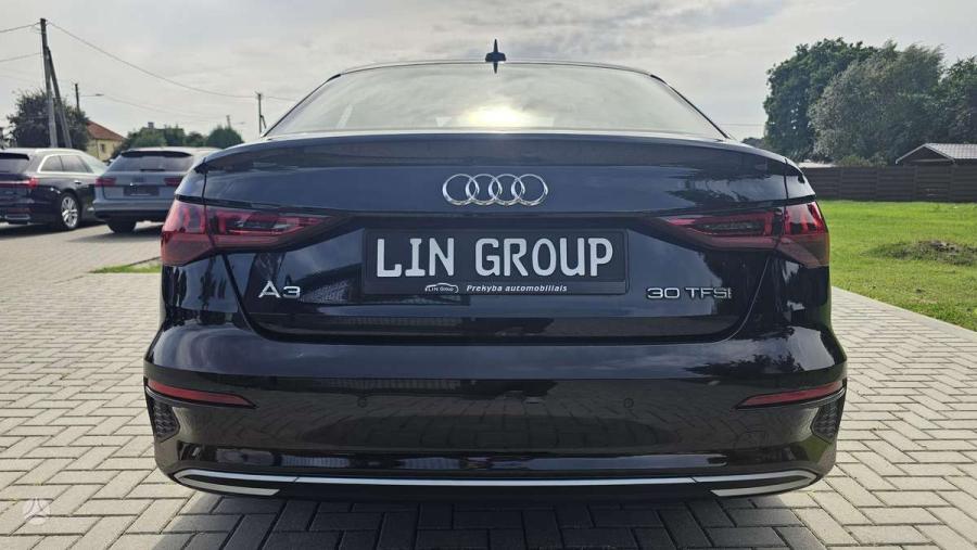 Black Audi A3 2022 in Prienai, with an engine capacity of 1.00 L and mileage of 176 thousand km for 14600 €, photo 6 on AUTOMOTO.COM.LV