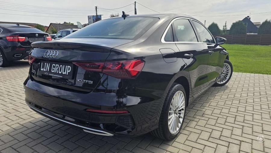 Black Audi A3 2022 in Prienai, with an engine capacity of 1.00 L and mileage of 176 thousand km for 14600 €, photo 7 on AUTOMOTO.COM.LV