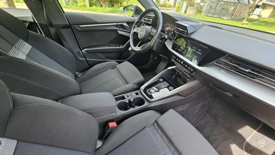 Black Audi A3 2022 in Prienai, with an engine capacity of 1.00 L and mileage of 176 thousand km for 14600 €, photo 14 on AUTOMOTO.COM.LV